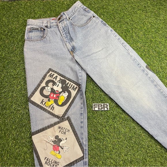 Disney | Jeans | Vintage Mickey Mouse Jeans | Poshmark